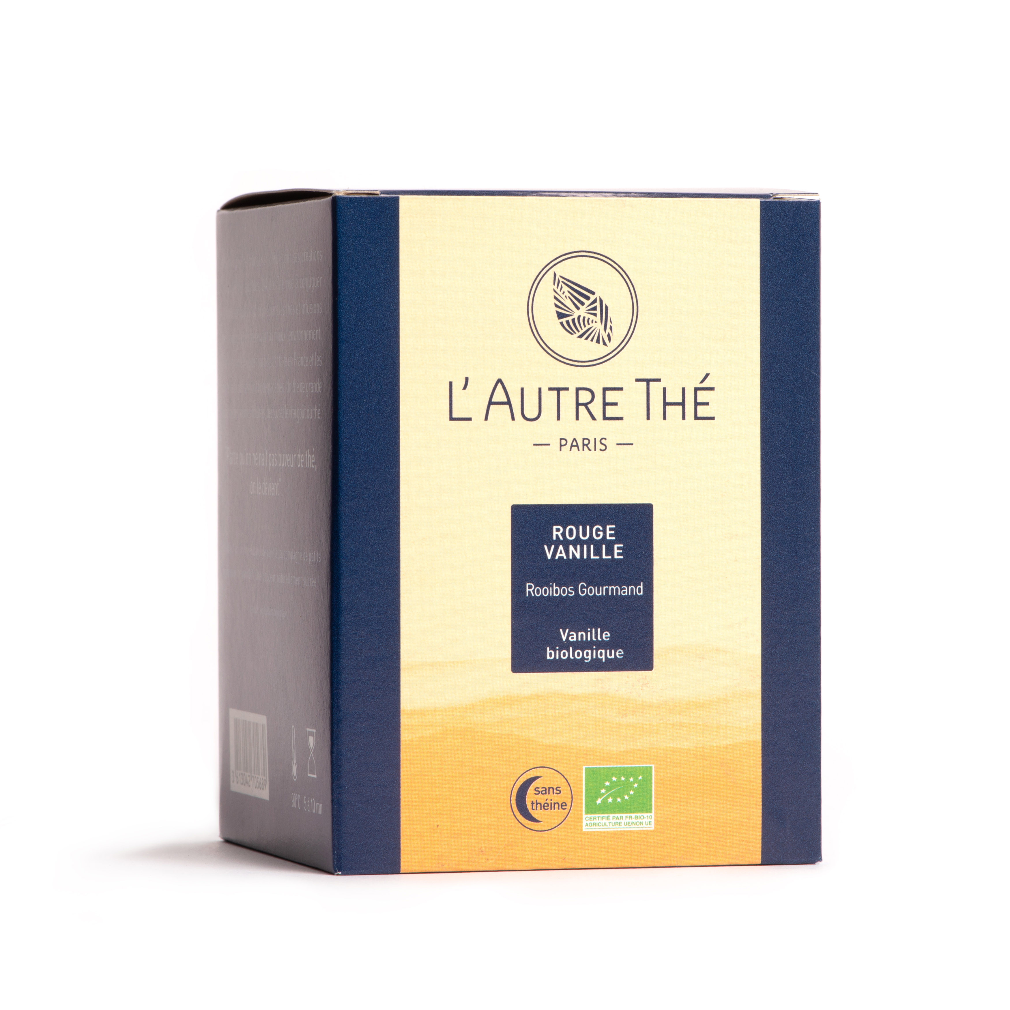 Organic rooibos flavoured with vanilla