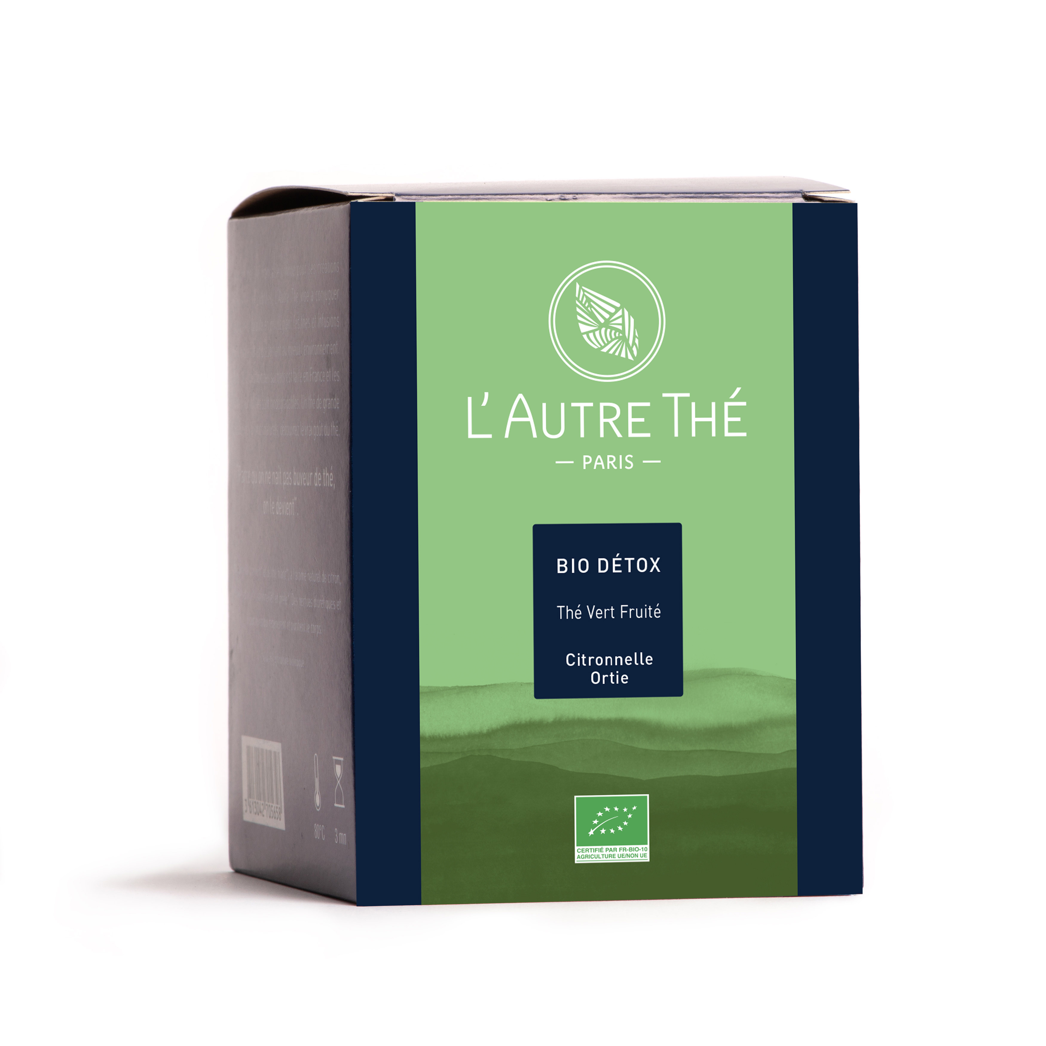 Thé détox bio : Thé vert et blanc bio aux plantes drainantes