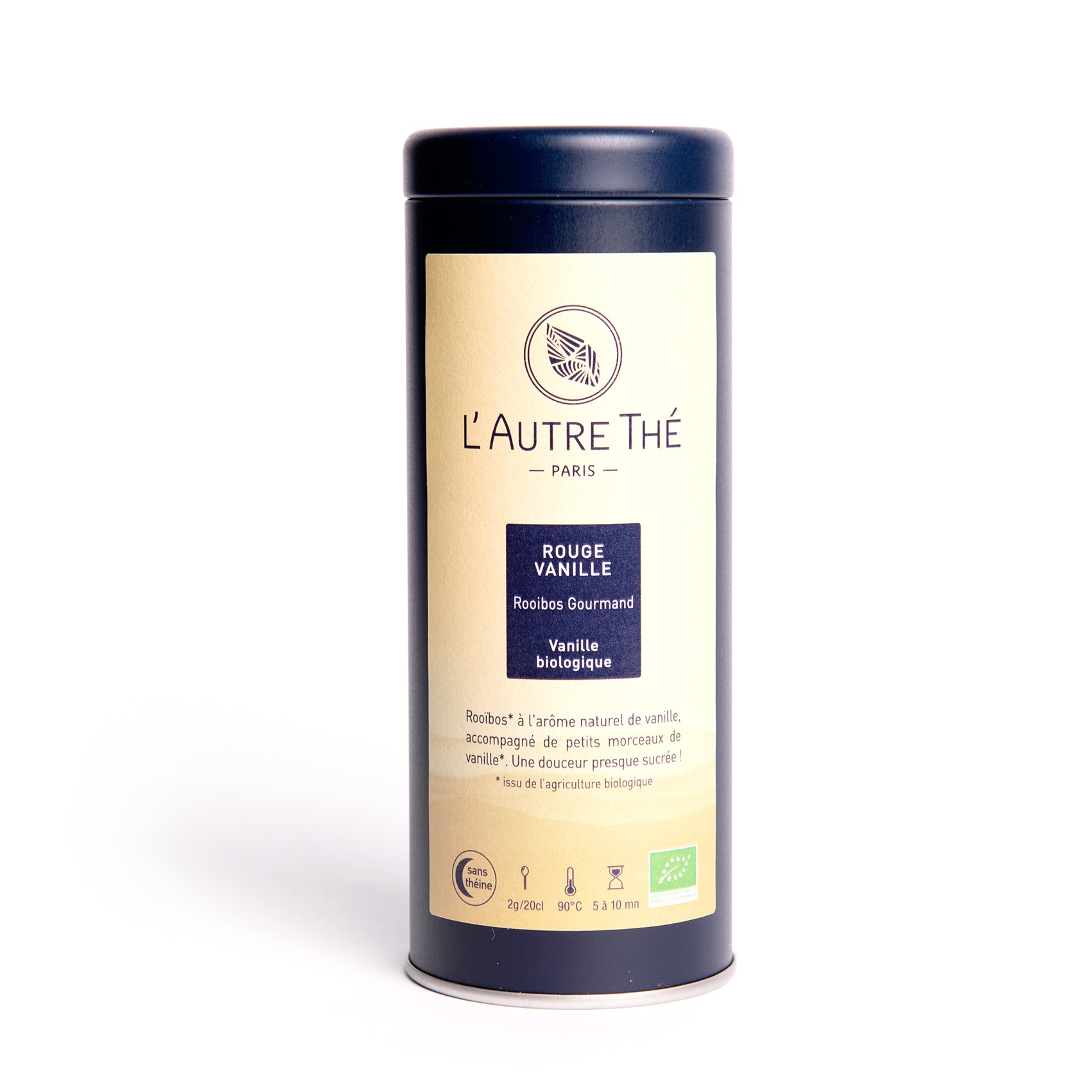 Organic rooibos flavoured with vanilla